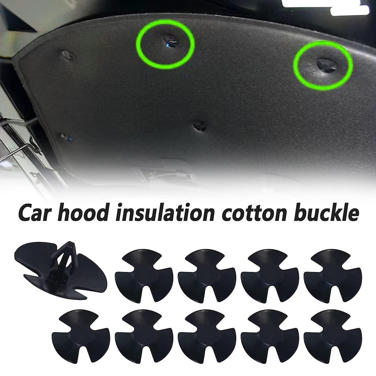 Windshield Washer Nozzles Hose Kit,Hose Connectors,Windshield Washer Spray Nozzle and Gaskets,Compatible with Dodge,Ram,Chrysler (Windshield Washer Nozzles Kit&Blue Removal Tool)