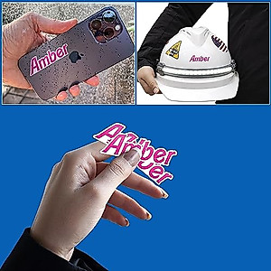 Hot Pink Custom Name Sticker Personalized Name Princess Queen Crown Die-Cut Decals Waterproof Vinyl Stickers for Water Bottle Tumbler Phone Case Cars Laptops Gifts Accessories Decal Gifts Ideas Girls