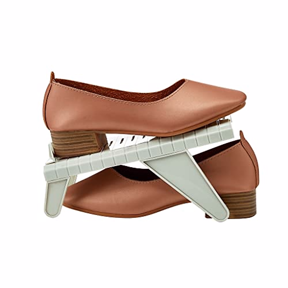 LUVADU ZCX Shoe Slots Organizer 10 PCS Shoe Racks,Shoe Slots Organizer Space Saver,Double Layer Rack Household Shoe Racks