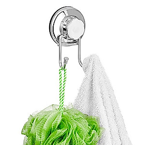 SANNO Vacumn Suction cups Shower Caddy Soap Dish Double Bath Hook-Bath Organizer Kitchen Storage Basket for Shampoo, Conditioner, Soap- Anti Rust stainless steel (set of 3)