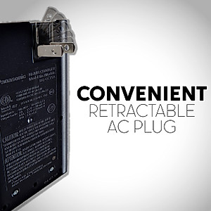 Panasonic BQ-CC75KSBHA eneloop pro Advanced Individual Battery Charger with USB Charging Port, Black