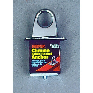 Keeper 05604 Chrome Stake Pocket Anchor Point