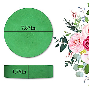 Max Shape Round Floral Foam Blocks,Large Dry Floral Foam for Artificial Flowers,Craft Project,Wedding Aisle Flowers,Arty Decoration 6 Pack (7.87'')