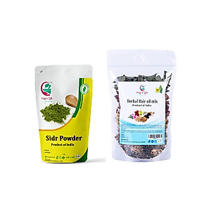 Multi Pack | Sidr Leaf Powder + Herbal Hair Oil Mix for Bundle