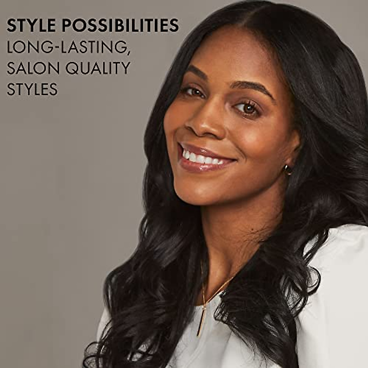 Hot Tools Pro Artist Black Gold Digital Salon Hair Curling Iron | Long-Lasting Full Curls and Defined Waves, (1 in)