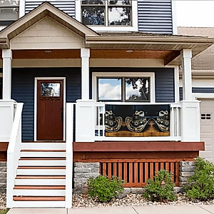 Banners and Signs for Outdoor 35x71 Backdrop for Birthday Party Business Graduation Wedding Event,American West Rodeo Hat