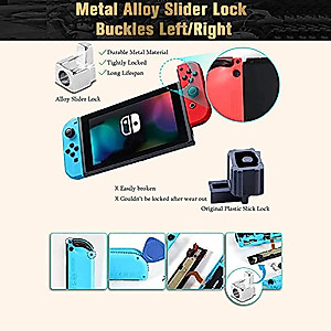 Joystick Repair Kit, 34pcs Joystick Replacement Accessories&Repair Tools, Switch Controller Repair Accessory Kit, Replacement Part Repair Kit for Joyc/on, Switch Li/te