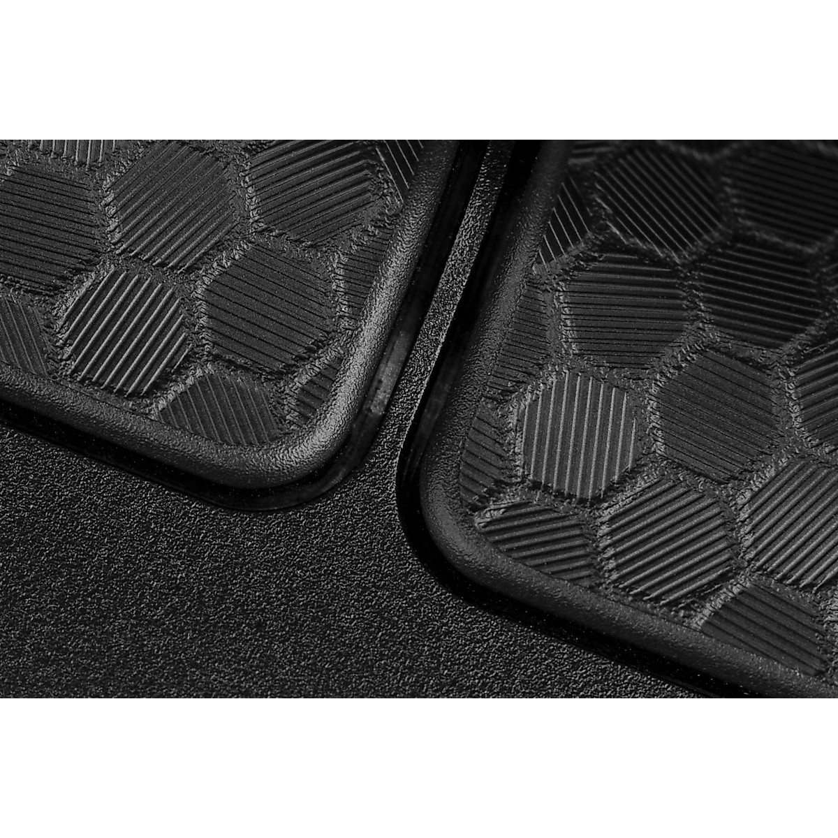 TouchProtect Front & Back Set for Steam Deck - Front trackpads and back button TouchProtect included. (Hex Black)