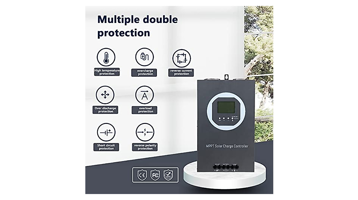 100A MPPT Solar Charge Controller 48V with High Efficiency and Safety