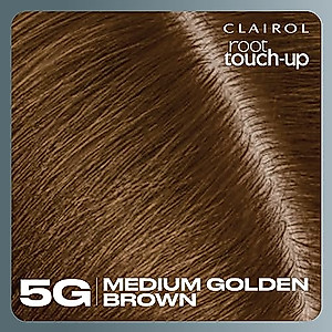 Clairol Root Touch-Up by Nice'n Easy Permanent Hair Dye, 5G Medium Golden Brown Hair Color, Pack of 1
