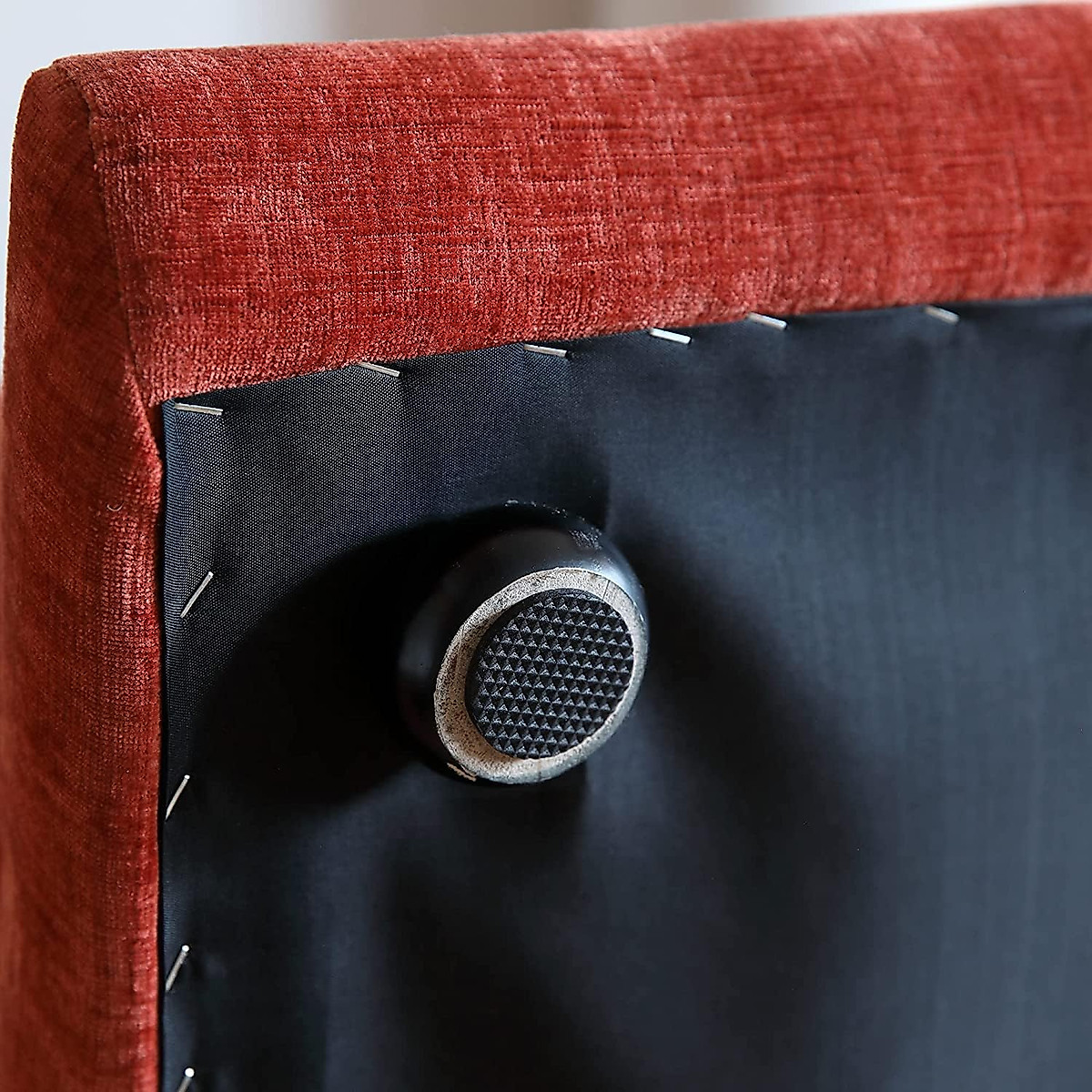 JACH Mid-Century Modern Comfy Loveseat Sofa, Chenille Couch Deep Love Seat Couches with Thick Cushion, 77" Plush Sofas Furniture for Small Spaces Living Room Bedroom Office Apartment, Red