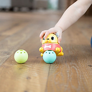 Lamaze Crawl & Chase Pug Ball Popper Toy - Includes Pug Ball Popper and 2 Baby Ball Toys - Baby Tummy Time and Crawling Toys - Baby Gifts for Ages 18 Months and Up