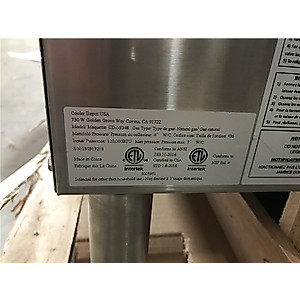 Commercial Griddle Manual 48" Countertop Natural Gas - 120000 BTU NSF CD-MG48