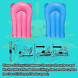 MOYRGG Slip and Slide Inflatable Water Slides Lawn Toy with 2 Bodyboards - 20x6ft 10 lb Slip Slide Heavy Duty Summer Toy with Sprinkler for Kids Adults Backyard Outdoor Water Play