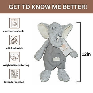 “Ellie” Microwavable Stuffed Animal – Stuffed Animal Heating Pad - Heatable, Coolable, Washable Stuffed Animals