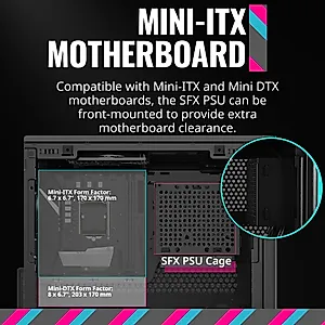 Cooler Master NR200 SFF Small Form Factor Mini-ITX Case, Vented Panels, Triple-slot GPU, Tool-Free, 1x 120mm Fan, 1x 92mm, 360 Degree Accessibility (MCB-NR200-KNNN-S00)