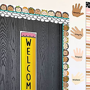 CTP Stick Kids EZ Border for Classroom Bulletin Board Border for Classroom (Creative Teaching Press 10671)