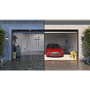 2" High Garage Door Flood Barrier Threshold Kit ‘GARADAM’ (10'3") | Flexible PVC | Complete Kit Includes 2 Adhesives | GaraDry