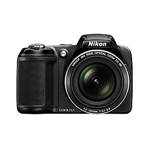 Nikon COOLPIX L810 16.1 MP Digital Camera with 26x Zoom NIKKOR ED Glass Lens and 3-inch LCD (Black) (OLD MODEL)