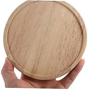 HOMSFOU 2pcs Wall Mount Bookshelf Wood Decor Wall Hooks Decorative Wall Mounted Bookshelves Wood Trim Wood Bookshelf Round Bookshelf Wall Decor Holder Wall Shelf Wooden Rack Television 15c