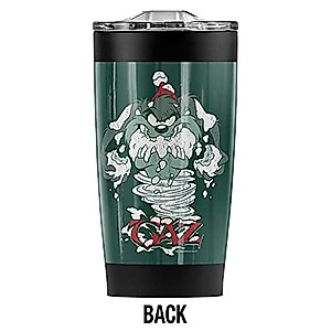 Logovision Looney Tunes Tazmanian Devil Stainless Steel Tumbler 20 oz Coffee Travel Mug/Cup, Vacuum Insulated & Double Wall with Leakproof Sliding Lid | Great for Hot Drinks and Cold Beverages