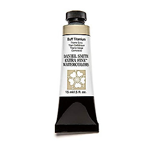 DANIEL SMITH 284600009 Extra Fine Watercolor 15ml Paint Tube, Buff Titanium, 0.5 Fl Oz (Pack of 1)