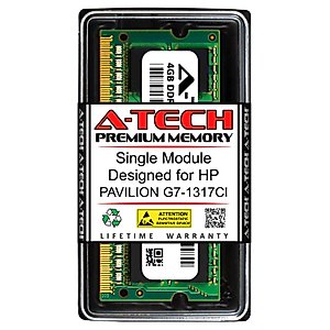 A-Tech 4GB RAM for HP Pavilion G7-1317CL | DDR3 1333MHz SODIMM PC3-10600 204-Pin Non-ECC Memory Upgrade Module