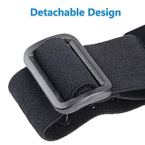 Haoyou Head Strap Mount with Storage Bag, Compatible with Gopro Hero 11/10/9/8/7/6/5/4/3+/3/Session/Hero 2018/Akaso/DJI Osmo and More Action Cameras