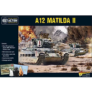 Bolt Action Matilda II Infantry British Army Tank 1:56 WWII Military Table Top Wargaming Plastic Model Kit 402011019