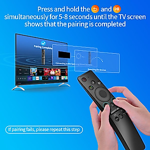 BN59-01312A Smart TV Voice Remote,for Samsung-TV-Remote,Compatible for All Samsung with Voice Function Smart Curved Frame QLED LED LCD 8K 4K TVs （with Netflix, Prime Video, and Hulu）