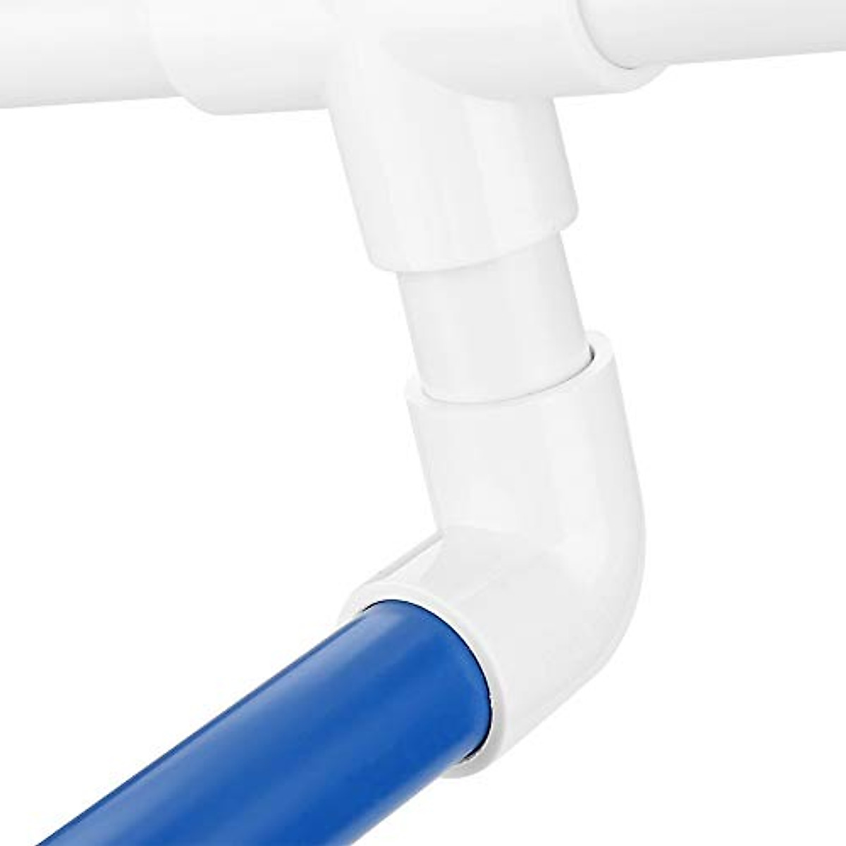 Bird Shower Perches with Strong Suction Cup Parrot Plastic Pipe Stand Toy for Macaw African Greys Budgies Parakeet