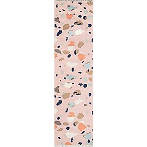 Novogratz by Momeni Jem Terri Area Rug, 2'3" X 8' Runner, PINK