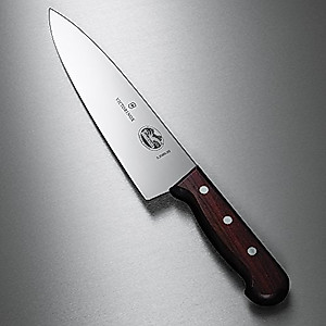 Victorinox Rosewood 8-Inch Straight-Edge Chef's Knife