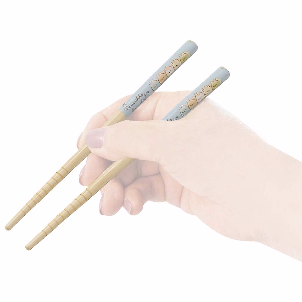 Skater ANT2T-A Bamboo Chopsticks, 6.5 inches (16.5 cm), Set of 3, Sumikko Gurashi Rabbit