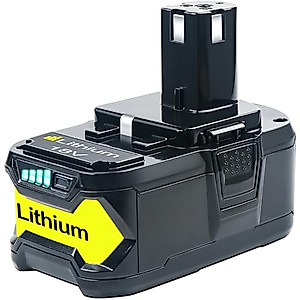 DTK 6.2Ah Battery Replacement for Ryobi 18V Lithium-ion ONE+ Plus P102 P103 P104 P105 P107 P108 P109 P122 Cordless Power Tools