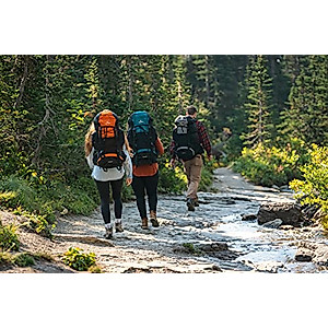 TETON 65L Scout Internal Frame Backpack for Hiking, Camping, Backpacking, Rain Cover Included