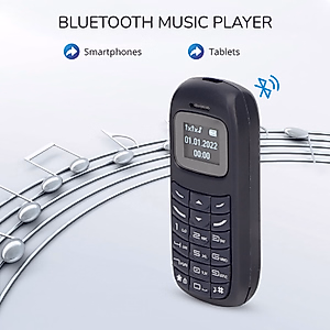 Seniors Cell Phone, Big Buttons Volume Unlocked Simple Mobile Phone, Dual Card Mini Backup Mobile Phone with Low Radiation Rate, 2G Network (Blue)