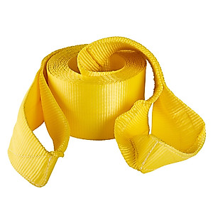 Keeper - 30’ x 6" Emergency Vehicle Towing and Recovery Strap - 30,000 lbs. Max Vehicle Weight and 60,000 lbs. Break Strength