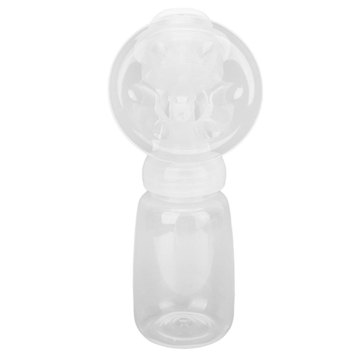 Breast Pump, Adjustable Suction Silicone Hand Pump Breastfeeding, Portable Manual Breast Pump for Nursing Mothers, White, Mothers Day Gifts