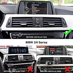 Android10 F30/F31/F32/F33/F34/F36/F80/F82/F83/F84 4+64G Black Screen Display Monitor GPS Navigation Audio Video Stereo Multimedia Player for BMW 3/4 M3 M4 2012-2016 NBT…