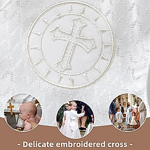 Booulfi Baby Boy Baptism Christening Clothing,Vest Bodyshirt Suspenders Pants Tie 5 Pieces Baby Boy Dress Outfit 3-6M