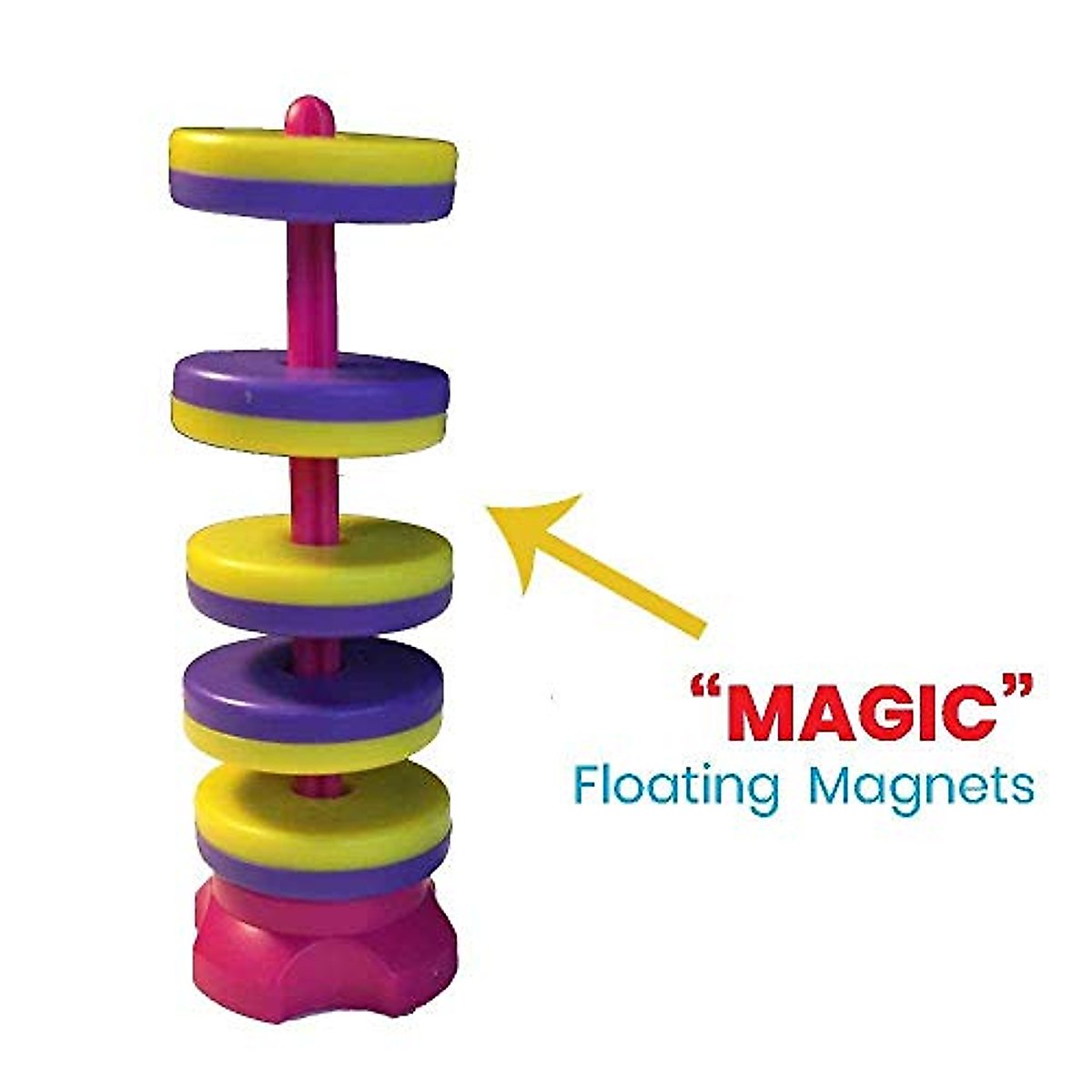 hand2mind-90740 Magnetic Science Kit for Kids 8-12, Kids Science Kit with Fact-Filled Guide, Make Magnets Float and Build a Compass, STEM Toys, 9 Science Experiments