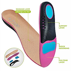 Womens Comfortable Fashion Canvas Sneakers with Arch Support Lace Up Casual Walking Shoes for Plantar Fasciitis Khaki Size 8.5