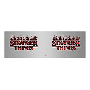 Netflix Stranger Things Stranger Flame Logo 27 oz Stainless Steel Travel Mug, Multicolor