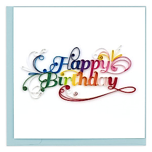 Quilling Card 3D Greeting Cards Happy Birthday Letter
