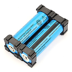 Walfront 100PCS Li ion Battery Holder Stand Cylindrical Battery Pack Bracket Battery Holder/Organizer - 18.4mm / 0.7in Hole Diameter