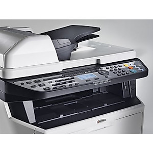 Kyocera 1102PN2US0 ECOSYS M2535dn Black and White Multifunctional Network Printer; Standard Print, Copy, Fax and Color Scan; Fast Output Speed of 37 Pages per Minute; Resolution 600 x 600 dpi