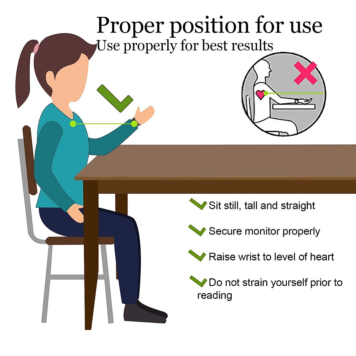 PARAMED Automatic Wrist Blood Pressure Monitor: Blood-Pressure Kit of Bp Cuff + 2AAA and Carrying case - Irregular Heartbeat Detector & 90 Readings Memory Function & Large Display