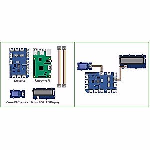 Seeed Studio GrovePi+ Starter Kit for Raspberry Pi A+,B,B+&2,3,4 with CE Certified.