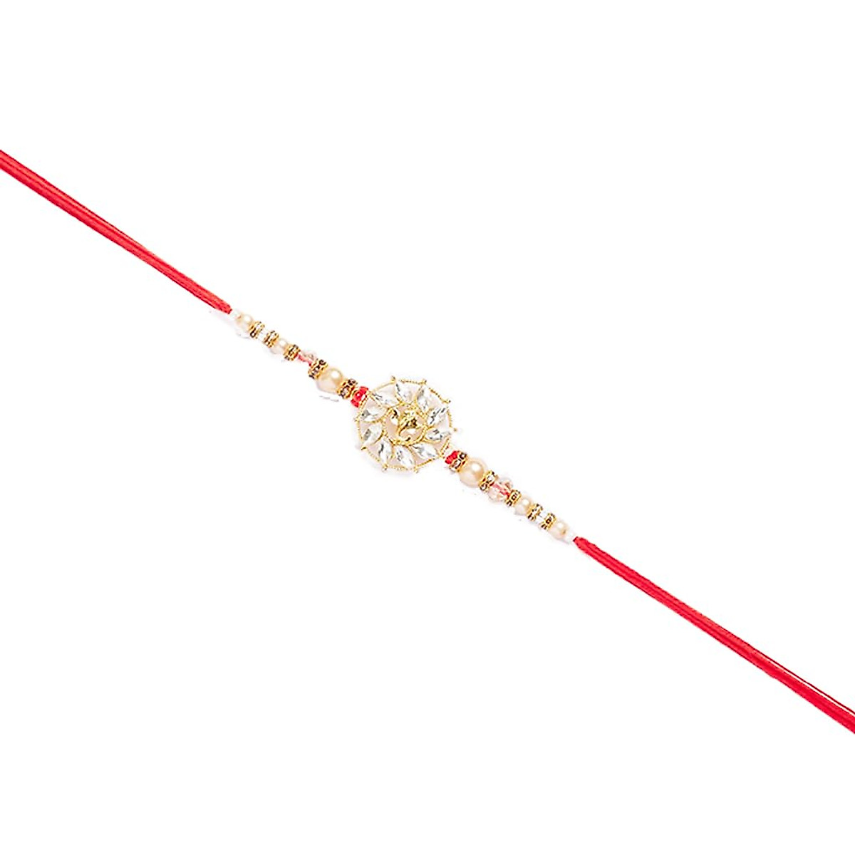 Rakhi for Brother - Lord Ganesha Design, Beautiful Rakhi Bracelet for Brother, Perfect for Brother, Father, Bhabhi, Bhaiya, Celebrate with Love | 1 Rakhi